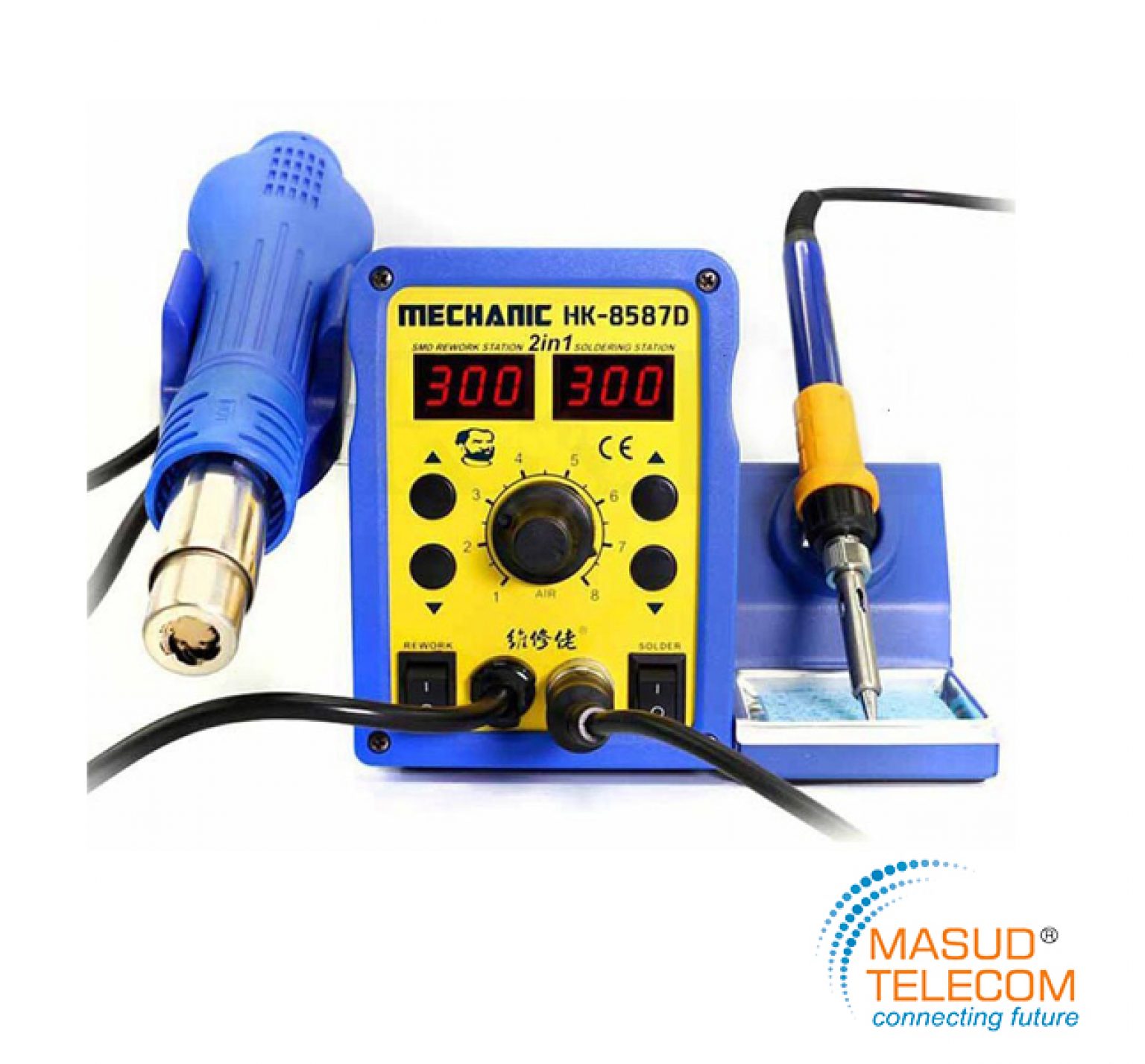 MECHANIC HK-8587D 2 in 1 SMD Rework Station & Soldering Iron