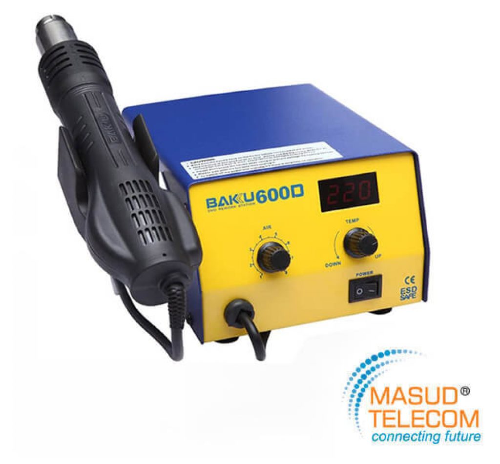 BAKU BK-600A SMD Soldering Station, 110V Hot Air Gun BGA Rework Station ...