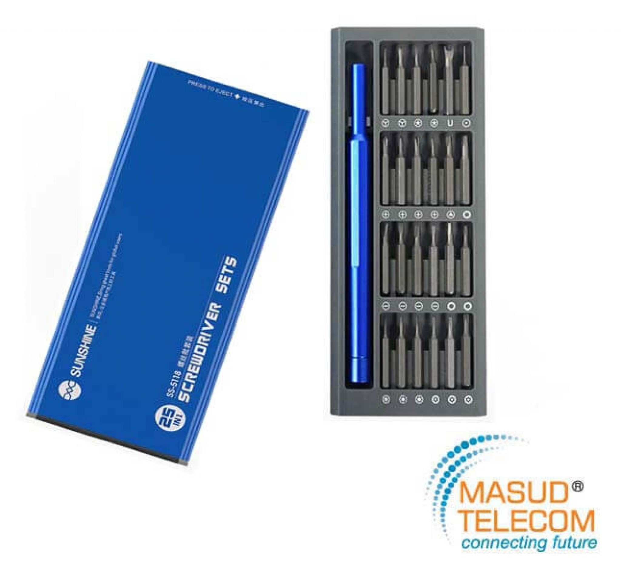 SUNSHINE SS-5118 Screwdriver Kit 25 In 1 Set - Mobile Phone Repairing ...