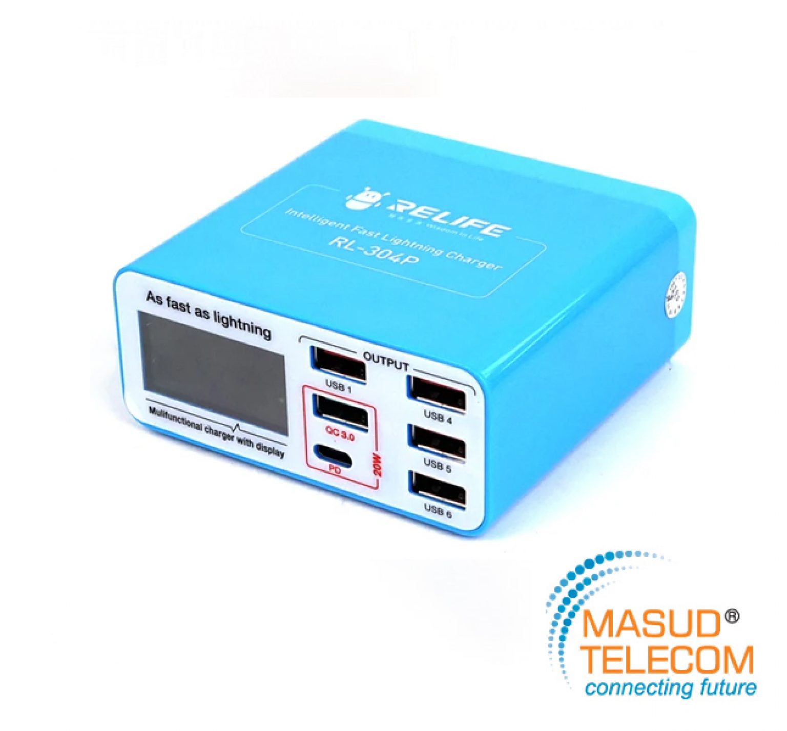 RL-304P 6-port Smart charger for Mobile repair