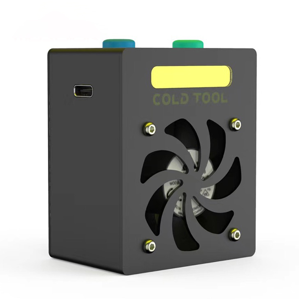 cooling Fan with led light 5V Type-C input Aluminum alloy frame