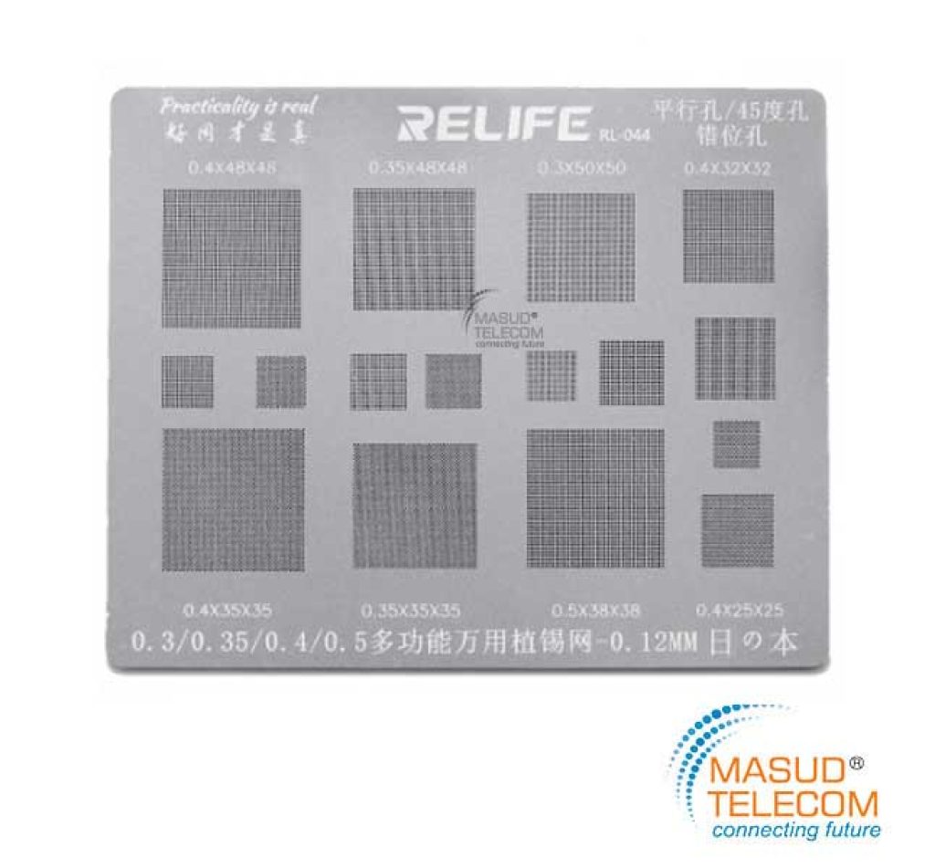 Multi-Function Universal BGA Rebelling Stencil