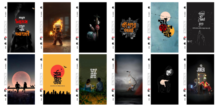 MOBILE PHONE BACK STICKER SKIN 3D 6PA,8PA Luminous & more