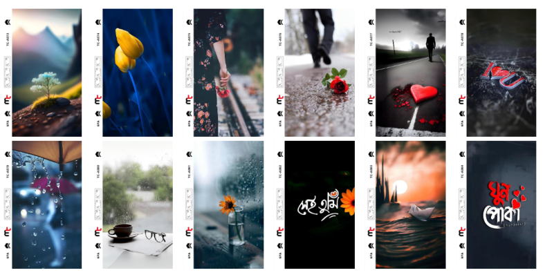 MOBILE PHONE BACK STICKER SKIN 3D 6PA,8PA Luminous & more